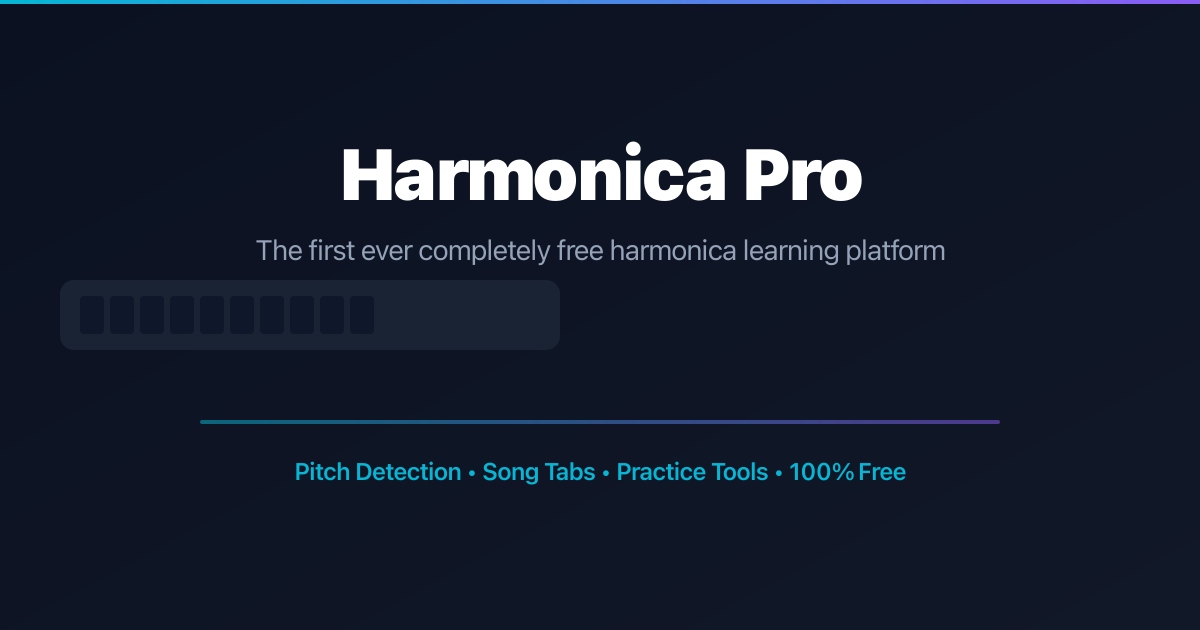 Harmonica Note Chart - Complete Reference for Key of C | Free Harmonica